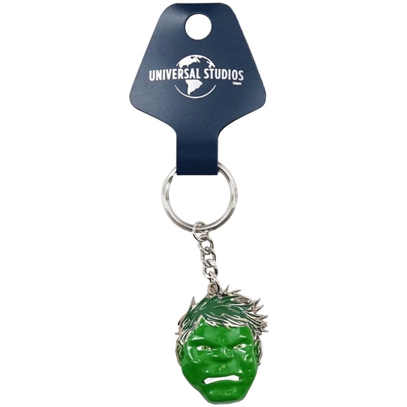 Universal | Accessories | Universal Studios Marvel Hulk Head Keychain ...